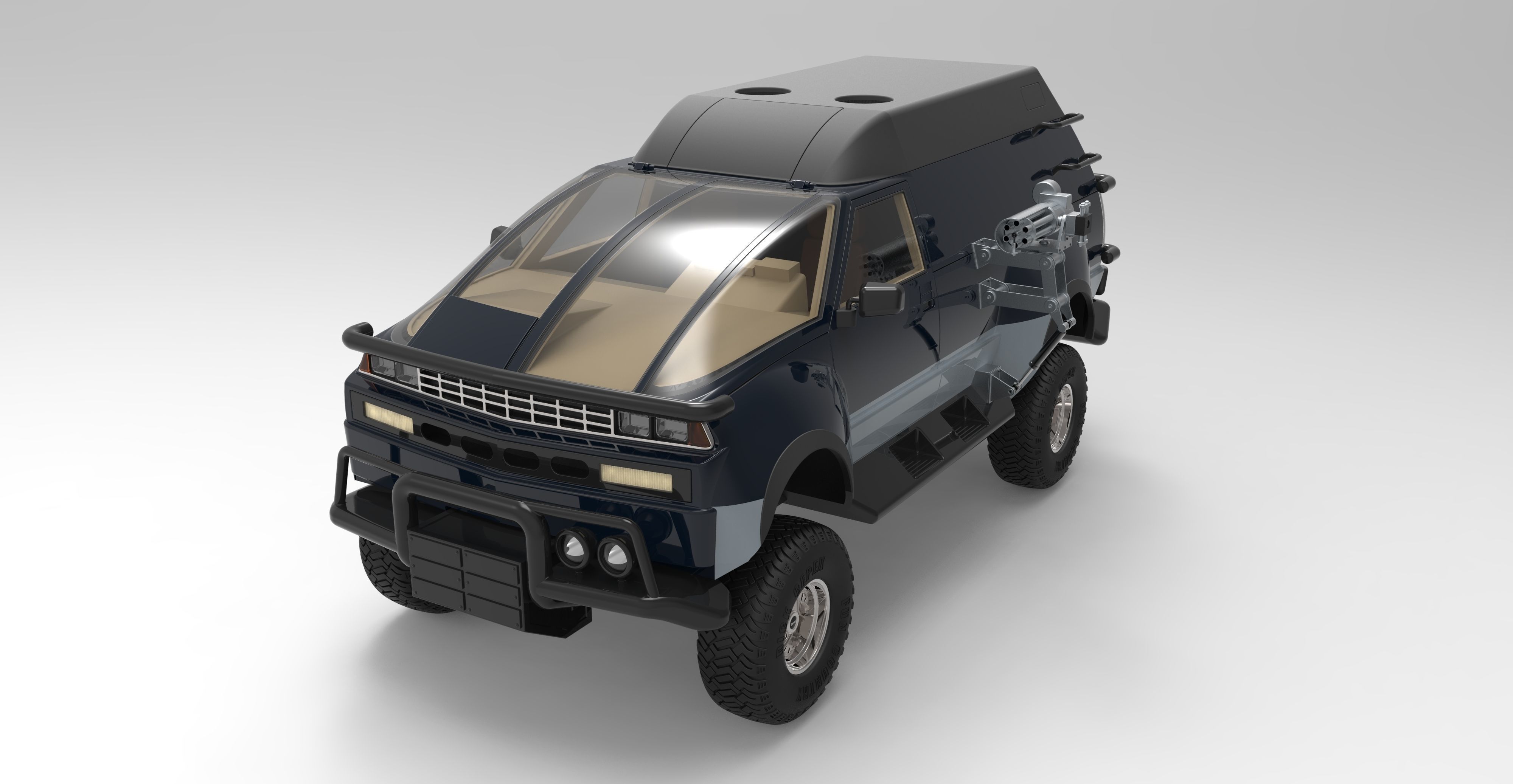 Truck from the movie Tango and Cash 3D model | CGTrader