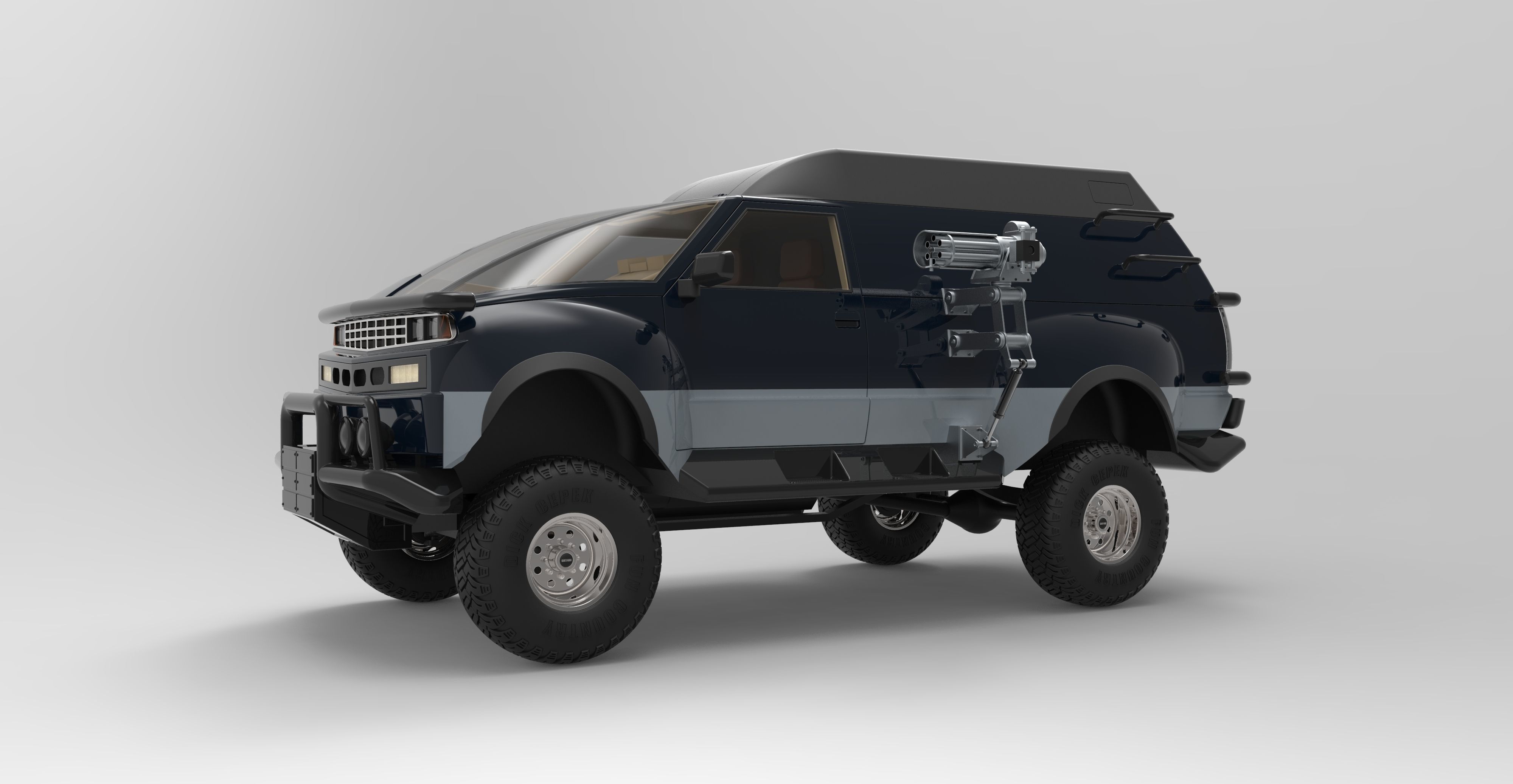 Truck from the movie Tango and Cash 3D model | CGTrader