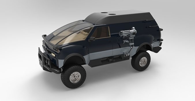 Truck from the movie Tango and Cash 3D model | CGTrader