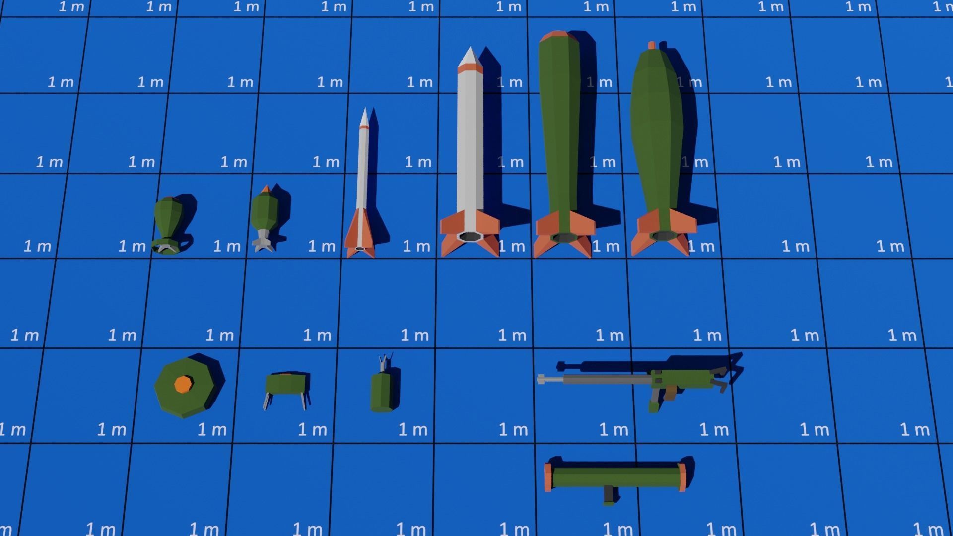 3D model Low poly Military Base VR / AR / low-poly | CGTrader