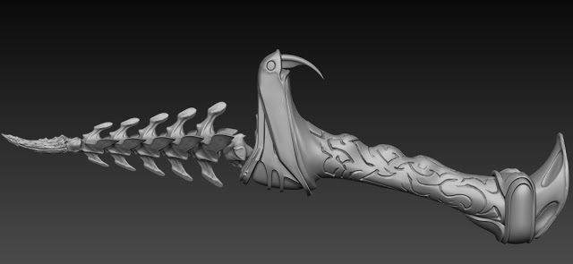 predator whip wolf 3D model 3D printable | CGTrader