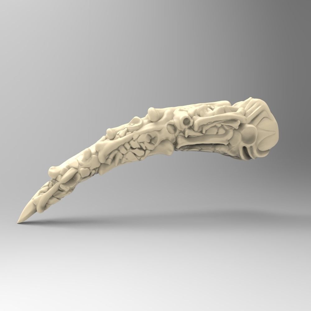 predator whip wolf 3D model 3D printable | CGTrader