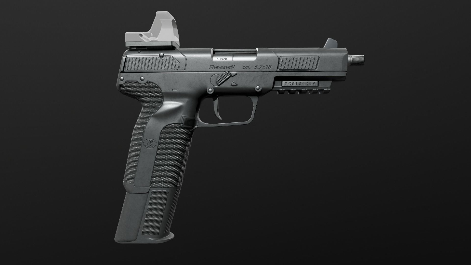 3D model FN Five-Seven MK2 Handgun VR / AR / low-poly | CGTrader
