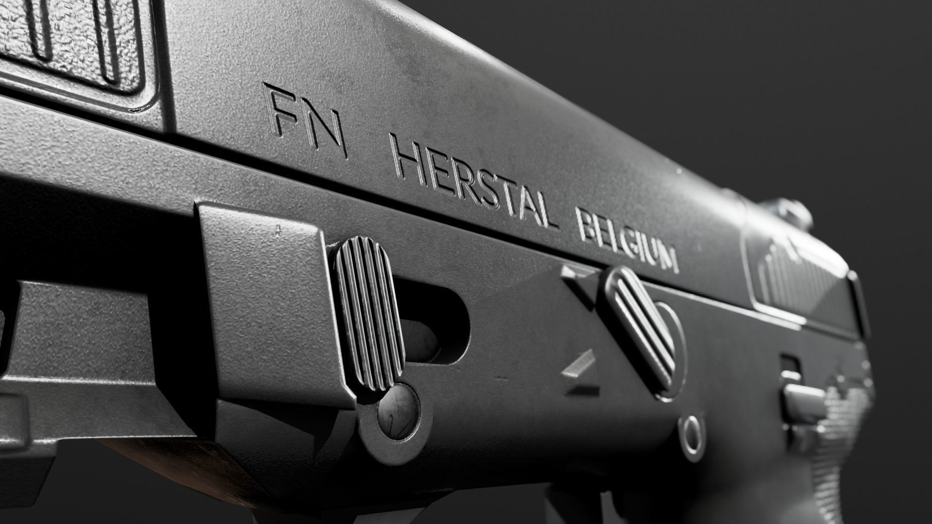 3D model FN Five-Seven MK2 Handgun VR / AR / low-poly | CGTrader