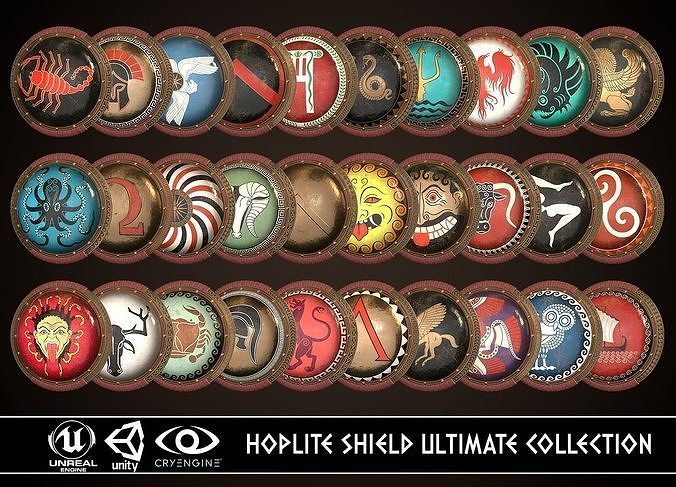 Hoplite Shield Ultimate Collection | CGTrader