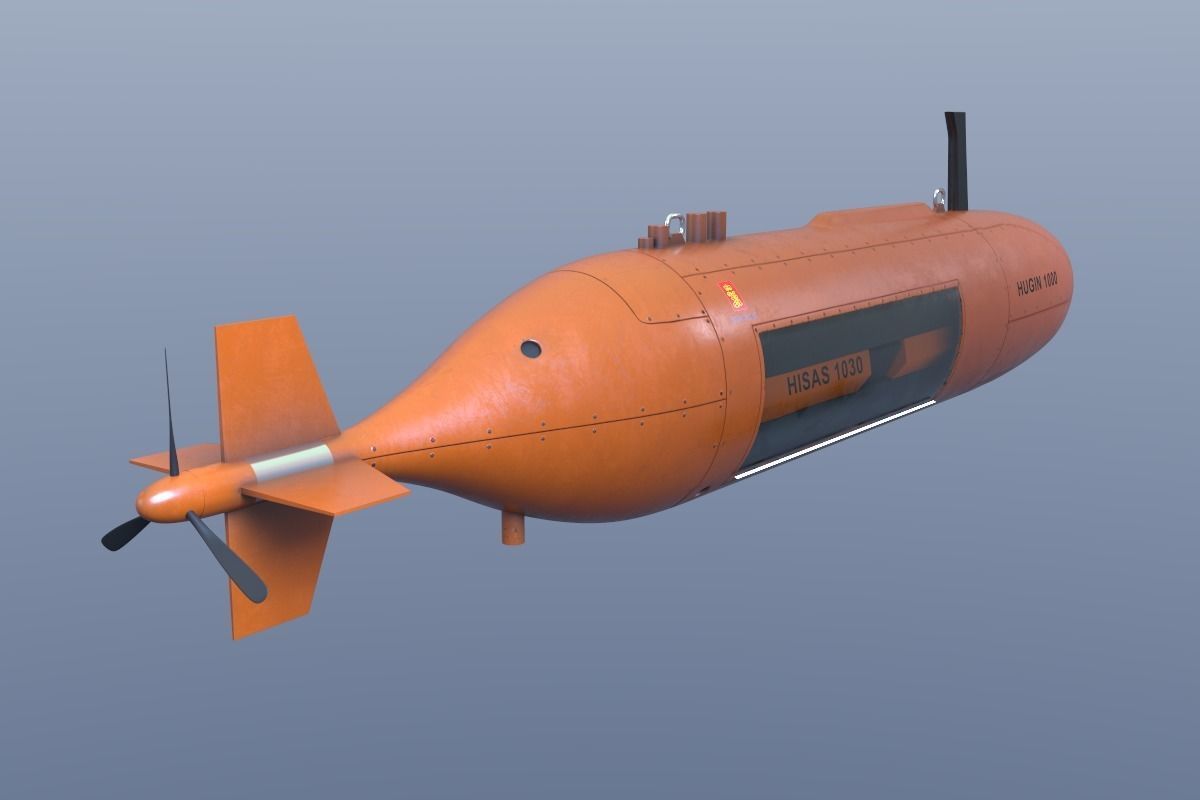 3D model Autonomous Underwater Vehicle - AUV VR / AR / low-poly | CGTrader