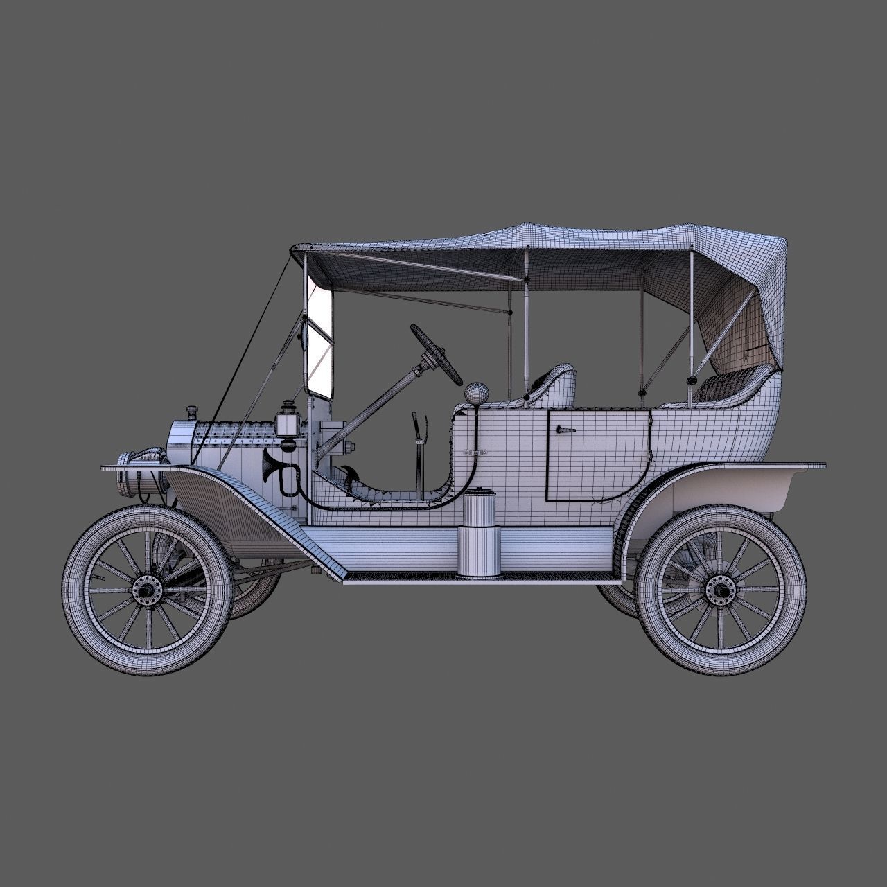 Ford T Touring 3D model | CGTrader