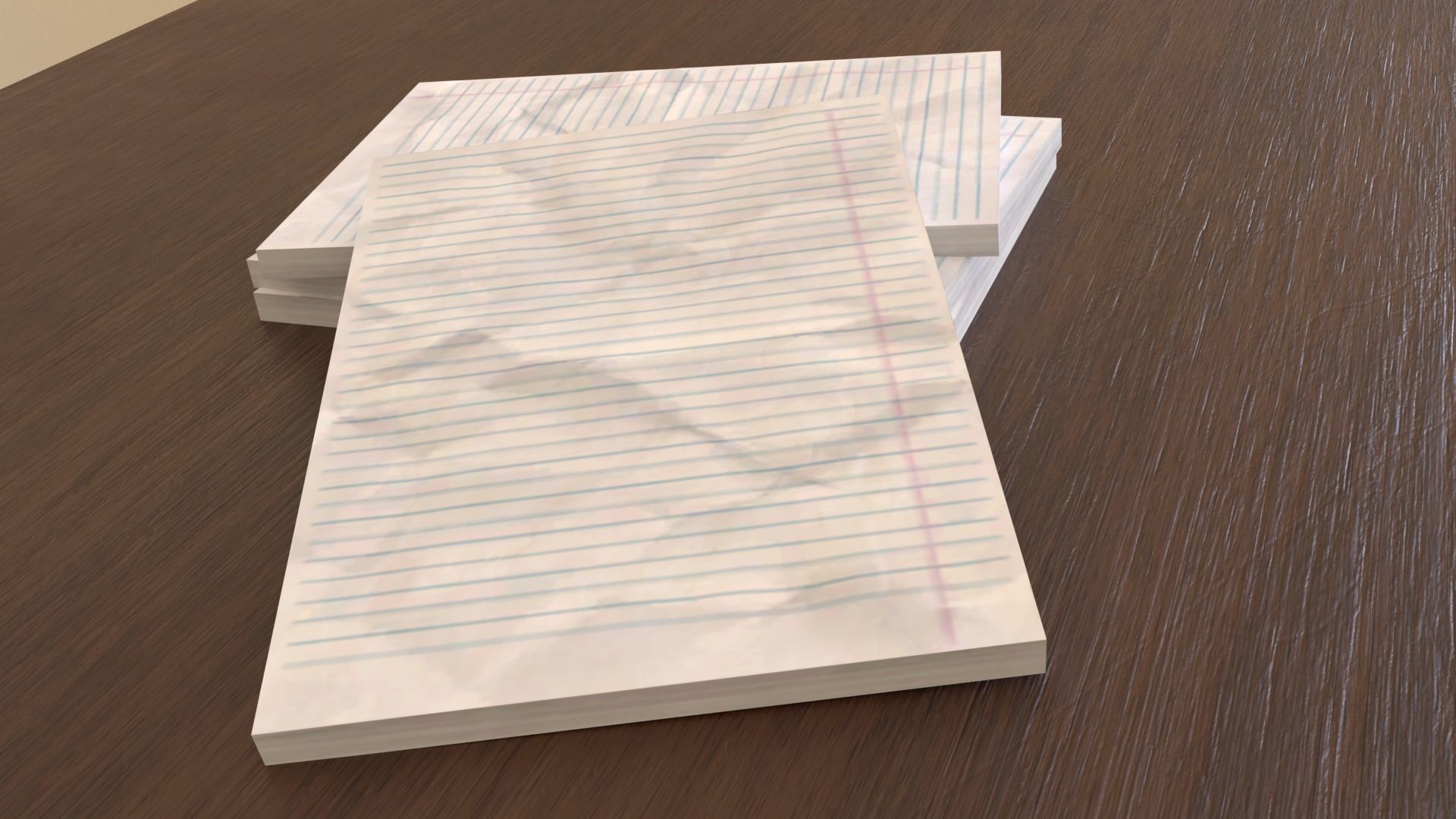 Stack of paper 3D model | CGTrader