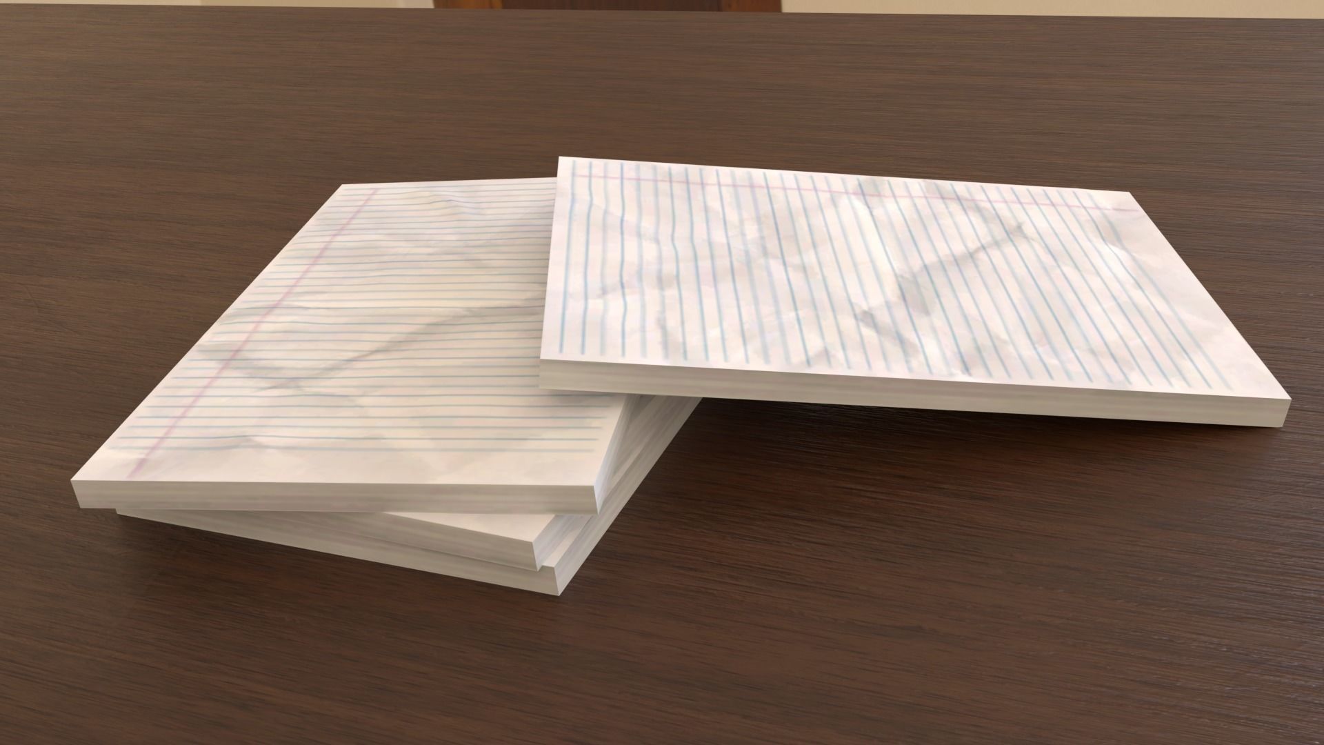 Stack of paper 3D model | CGTrader
