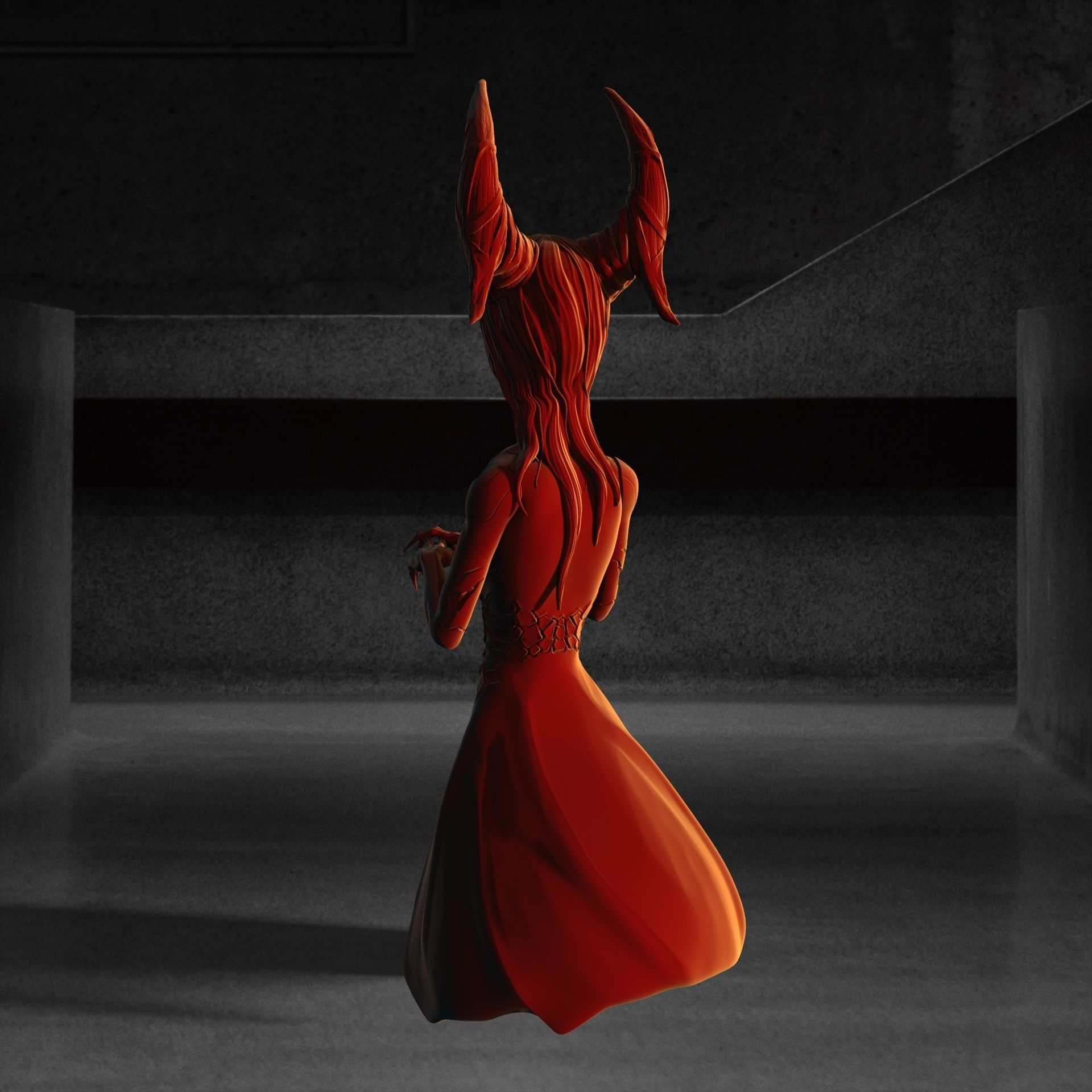 CALM DEMON 3D model | CGTrader