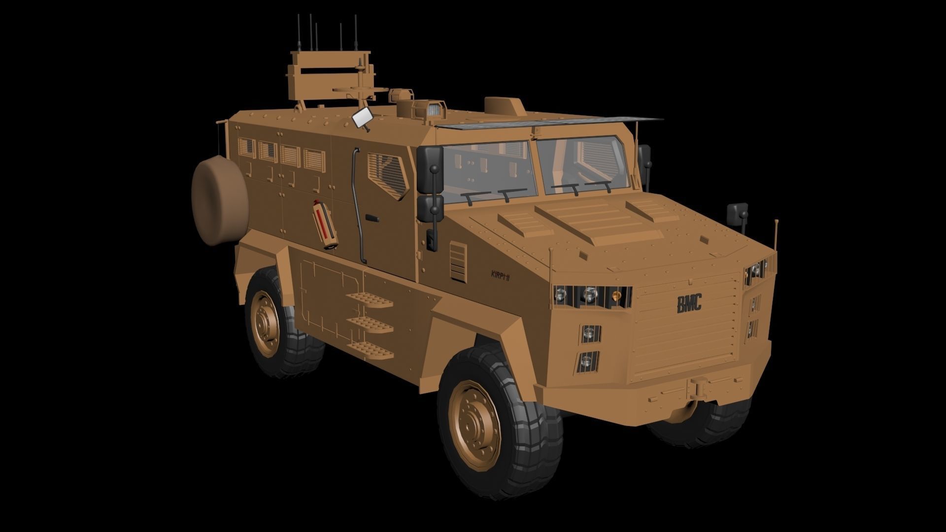 3D model BMC Kirpi 2 VR / AR / low-poly | CGTrader
