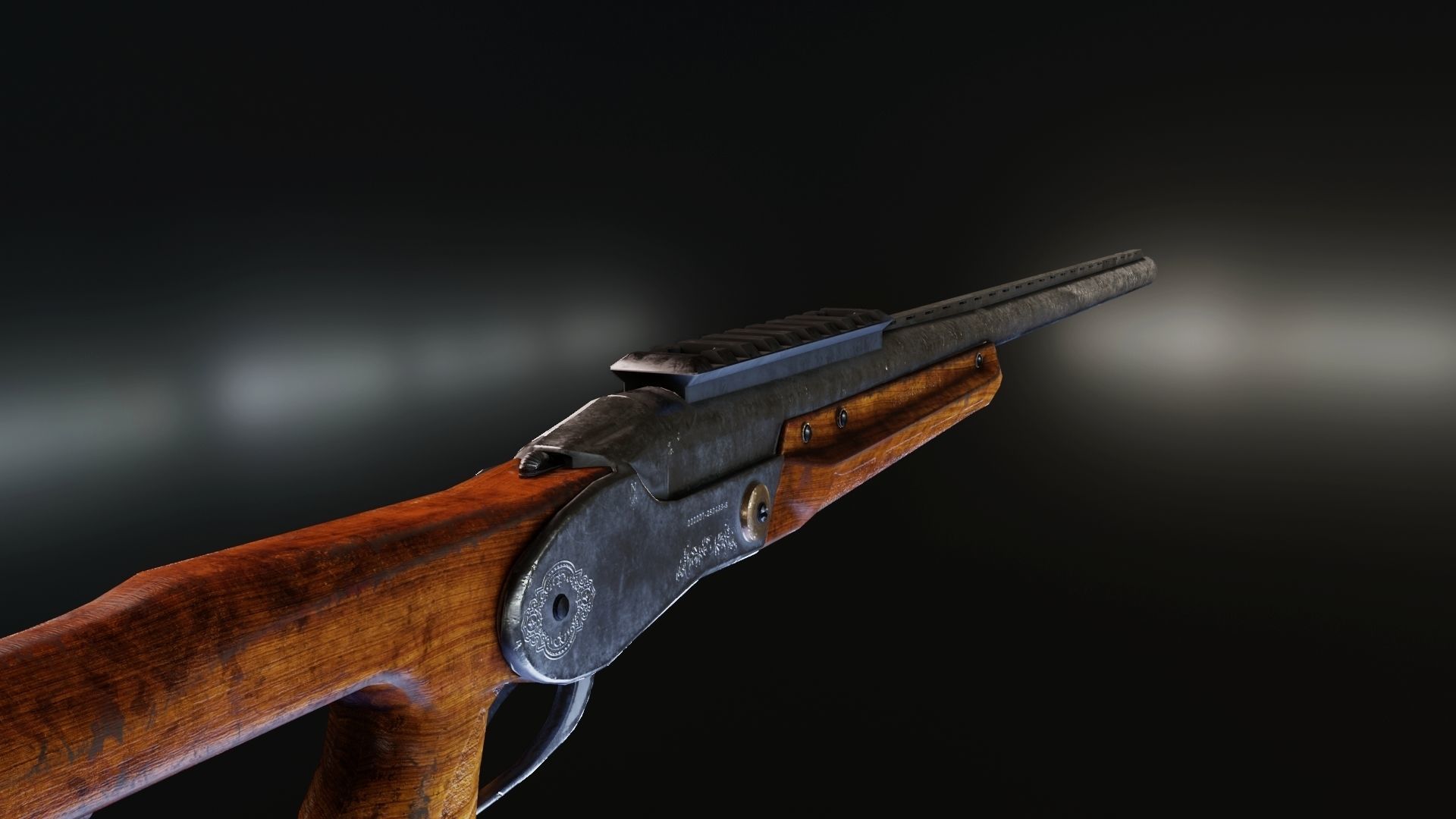 3D model 700 Nitro Express Hunting Gun VR / AR / low-poly | CGTrader