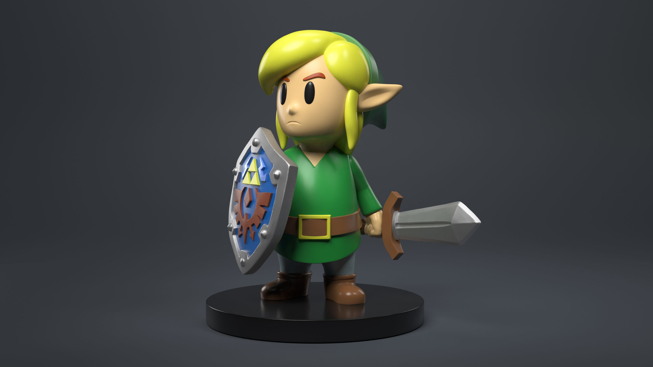 The Legend Of Zelda - Link Firgure 3D model 3D printable | CGTrader