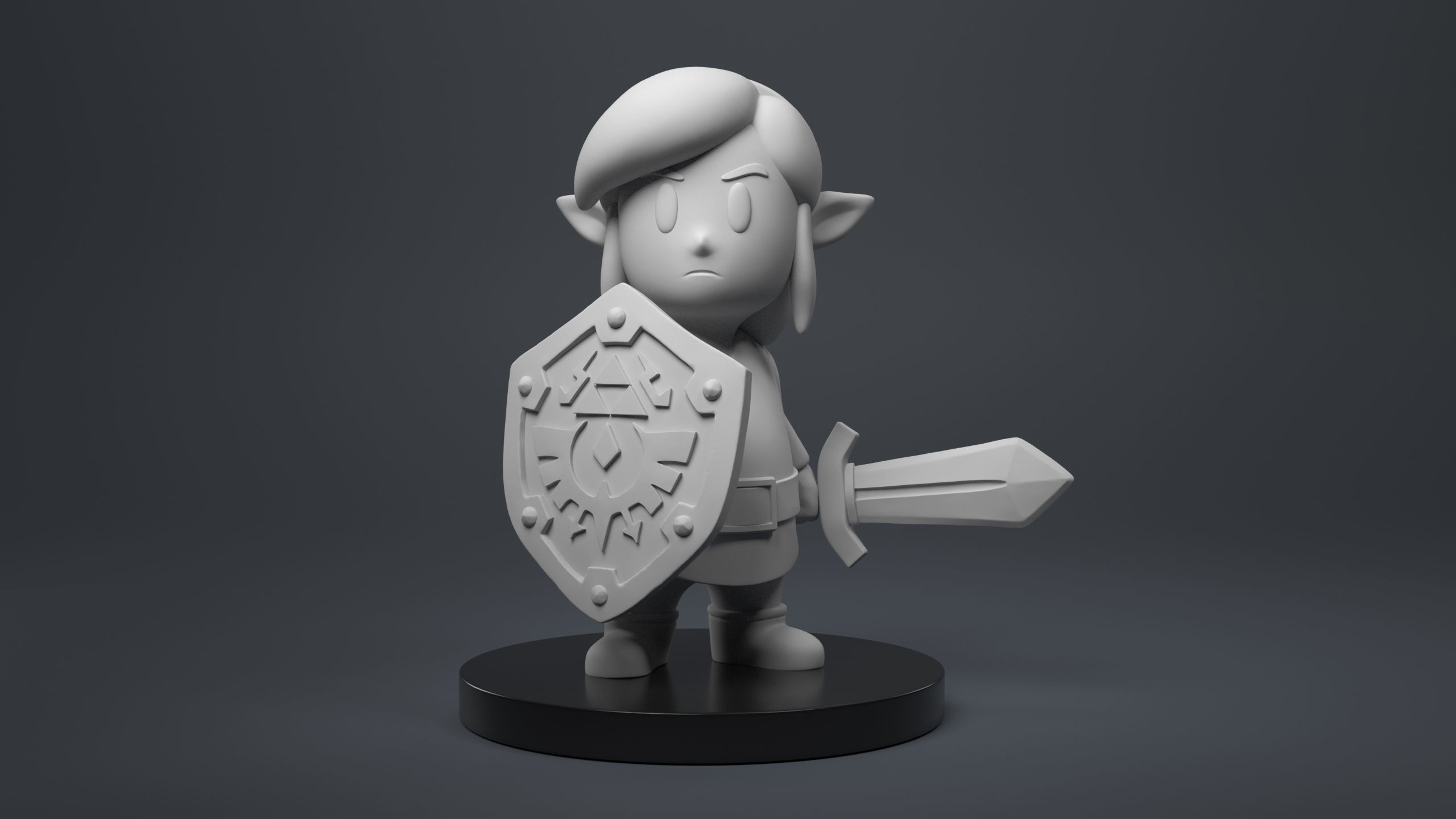 The Legend Of Zelda - Link Firgure 3D model 3D printable | CGTrader