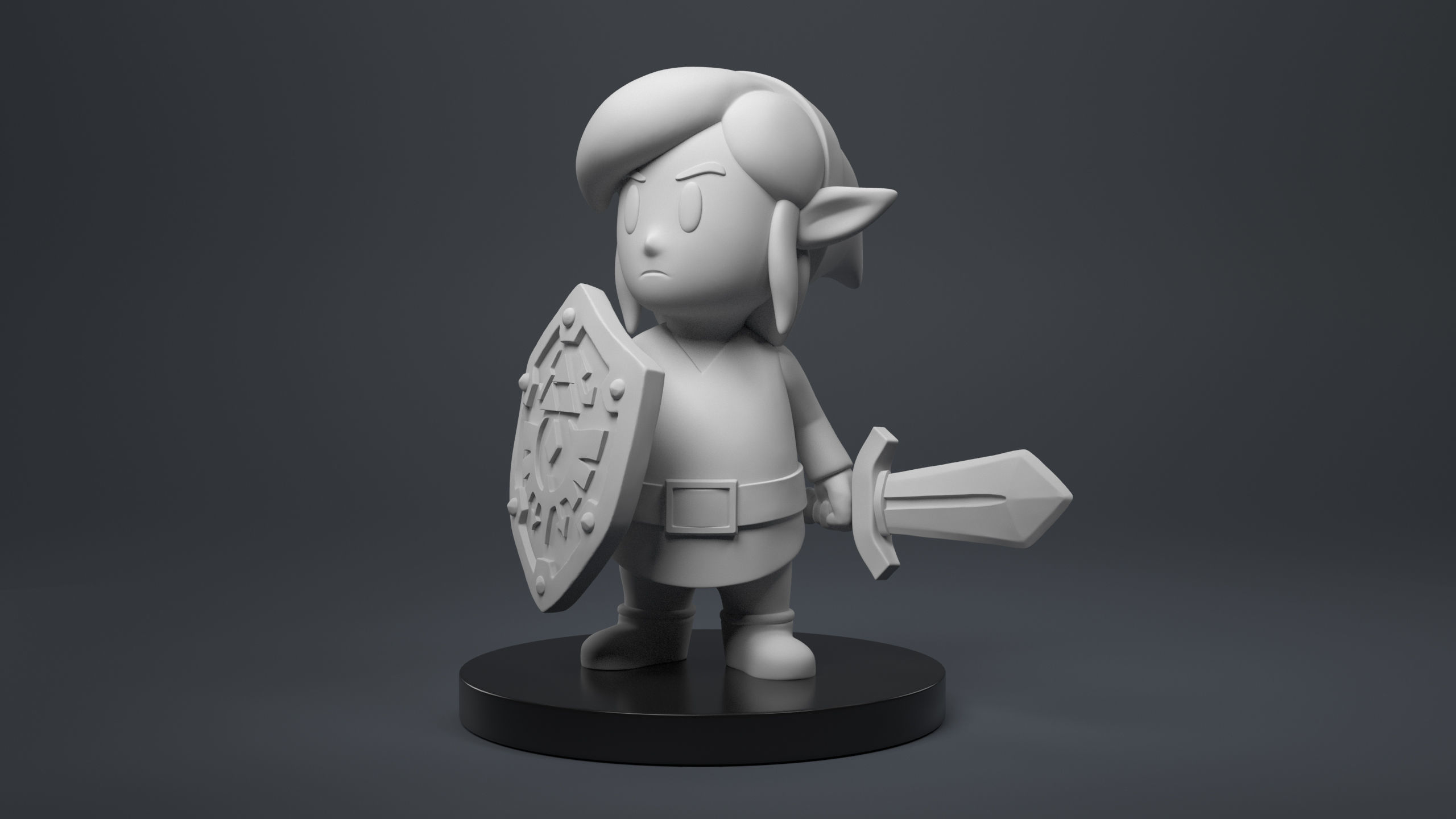 The Legend Of Zelda - Link Firgure 3D model 3D printable | CGTrader