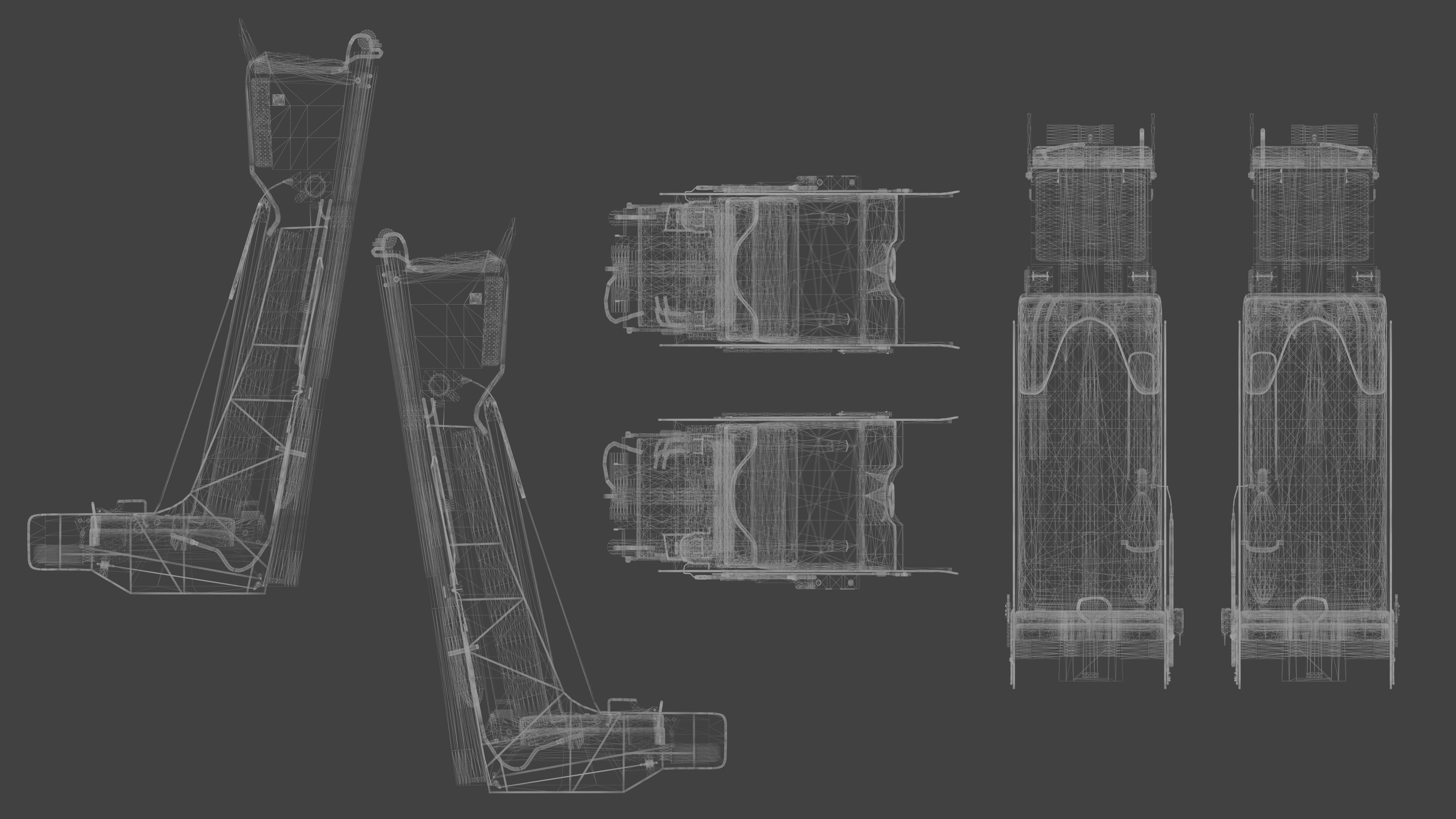 Ejection Seat Model Basic 3D model | CGTrader