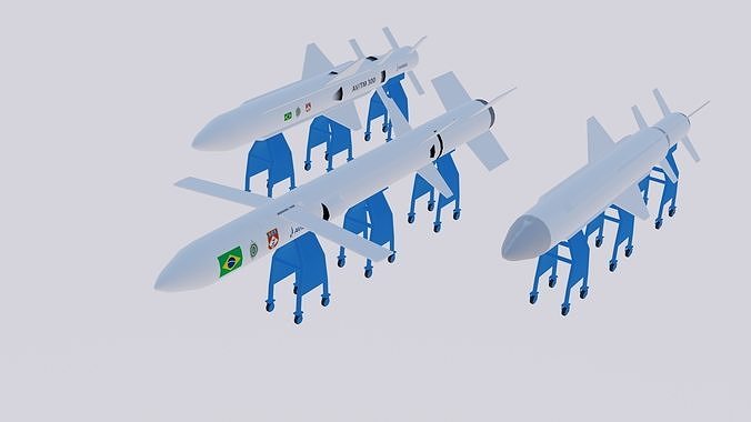 Rocket Missile Avibras Astros II MLRS 3D model | CGTrader
