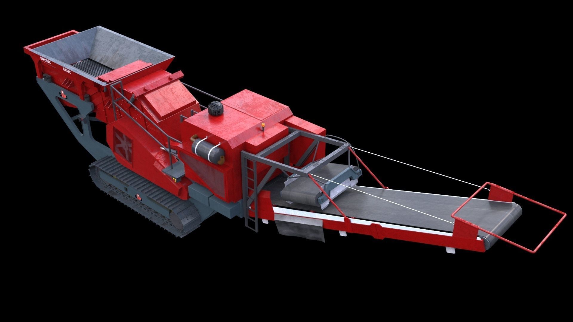 Mining equipment 3D model | CGTrader