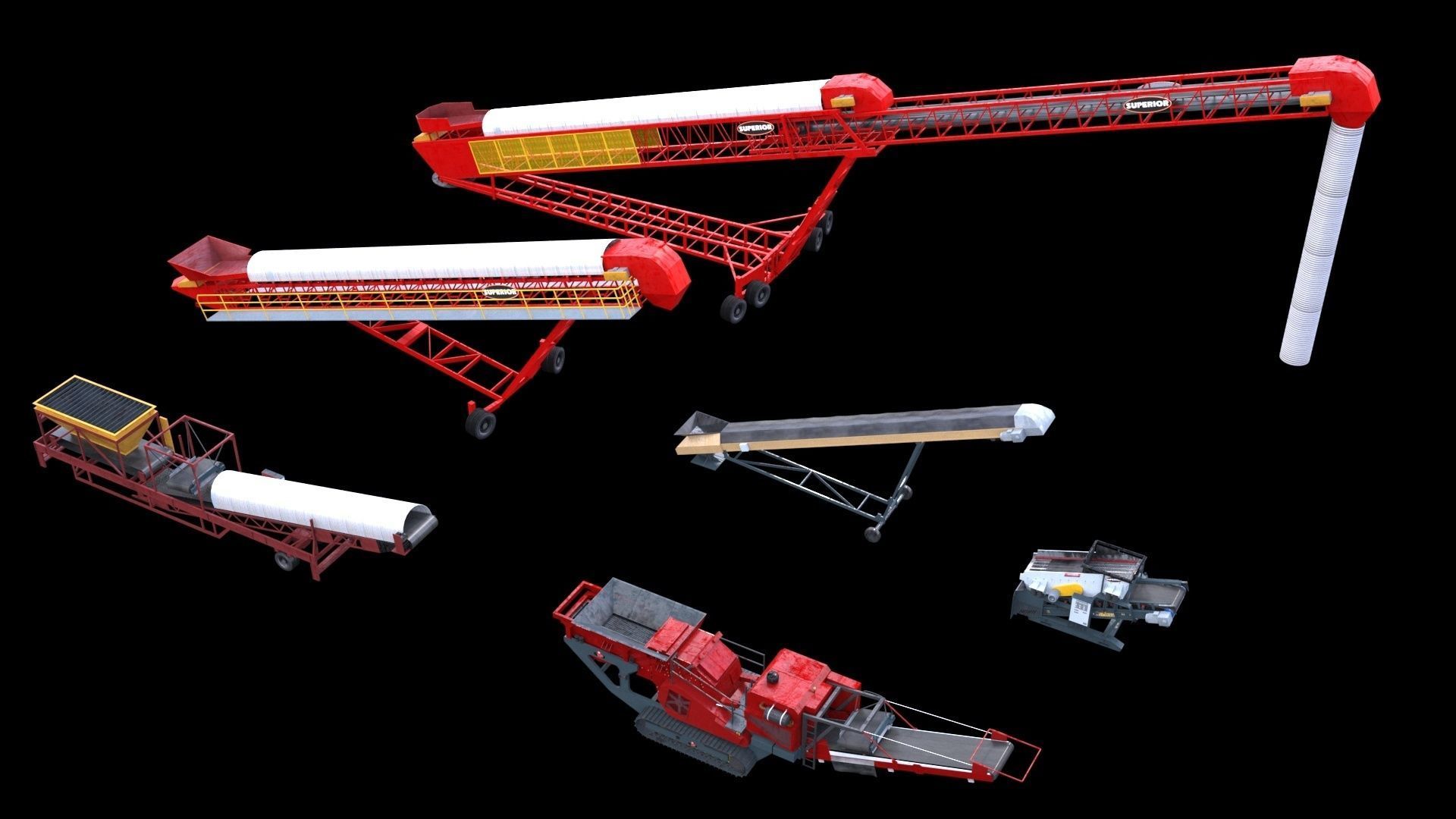 Mining equipment 3D model | CGTrader