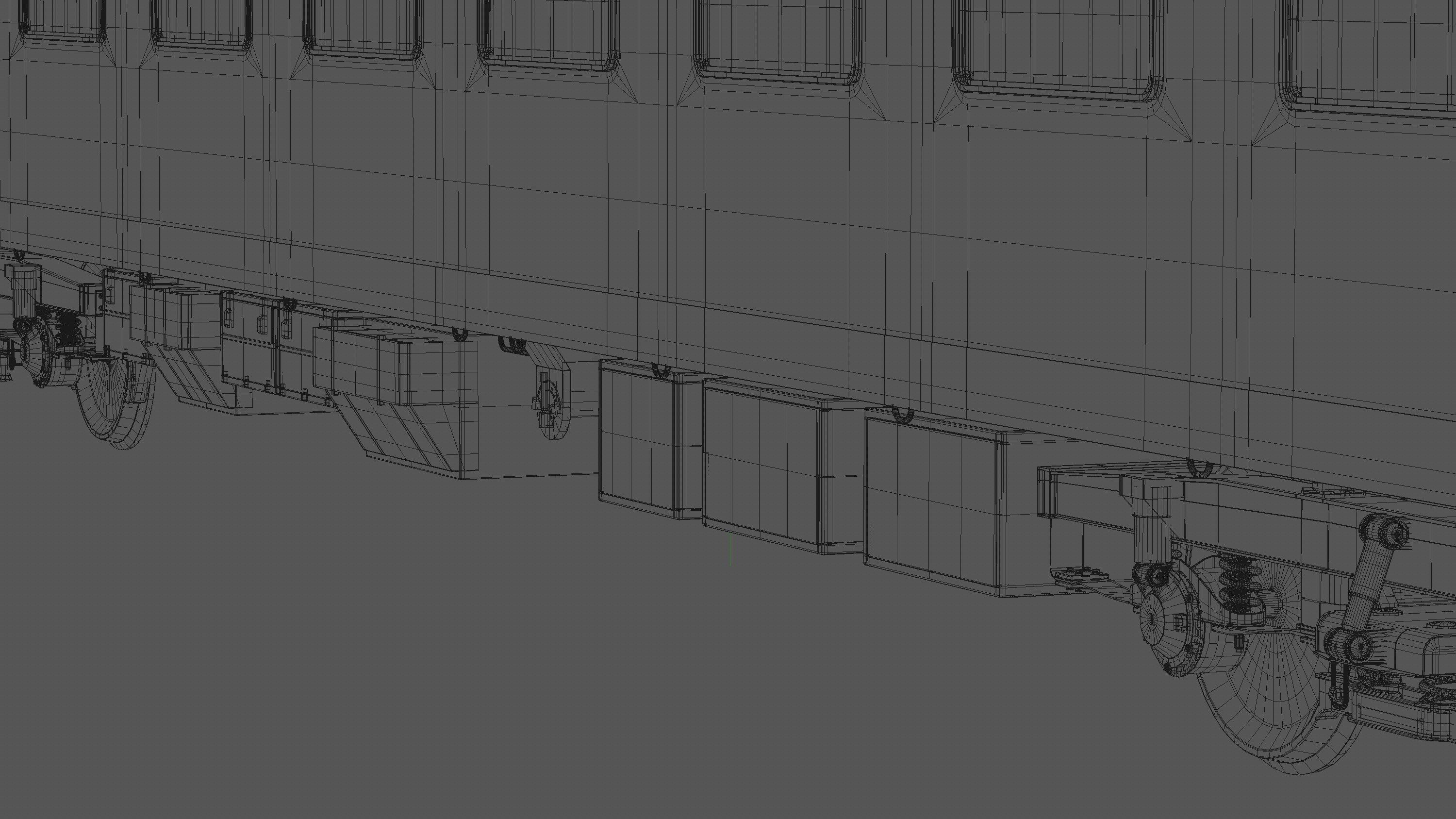 Passenger train car 3D model | CGTrader