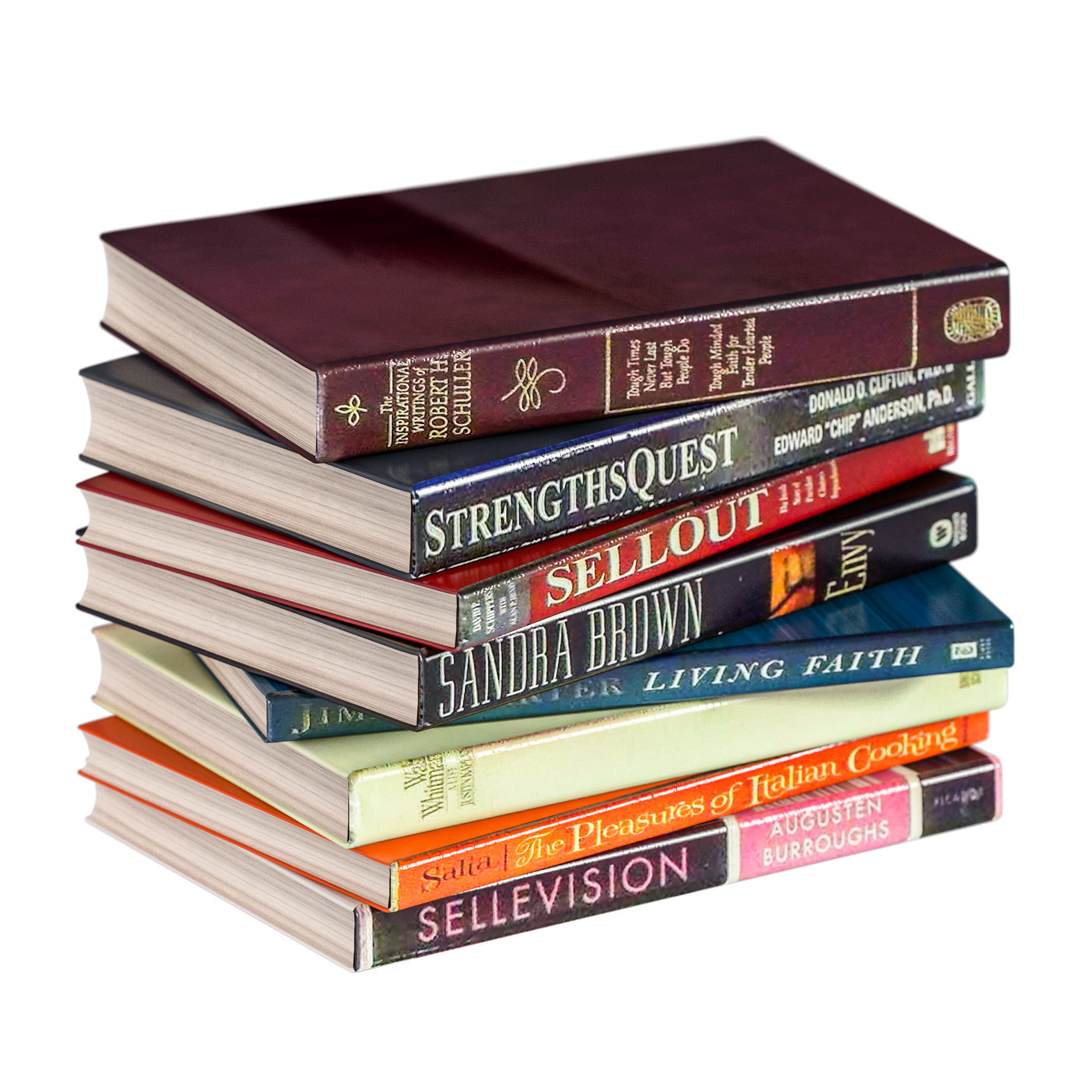 L3DV02G06 - books set 3D model | CGTrader