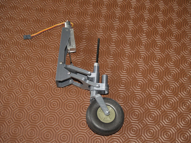 6th Scale retracting tailwheel assembly for FW-190 WW2 fighter 3D model ...