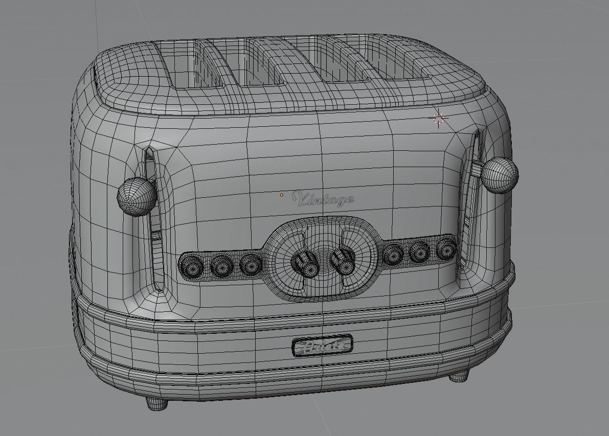 Ariete Vintage Toaster 3D Model 3D model | CGTrader