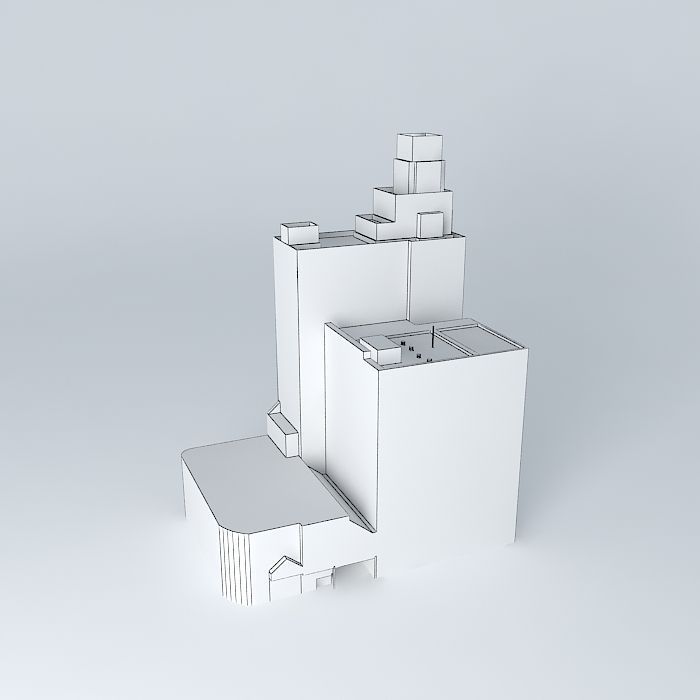 Pigott Building free 3D model | CGTrader