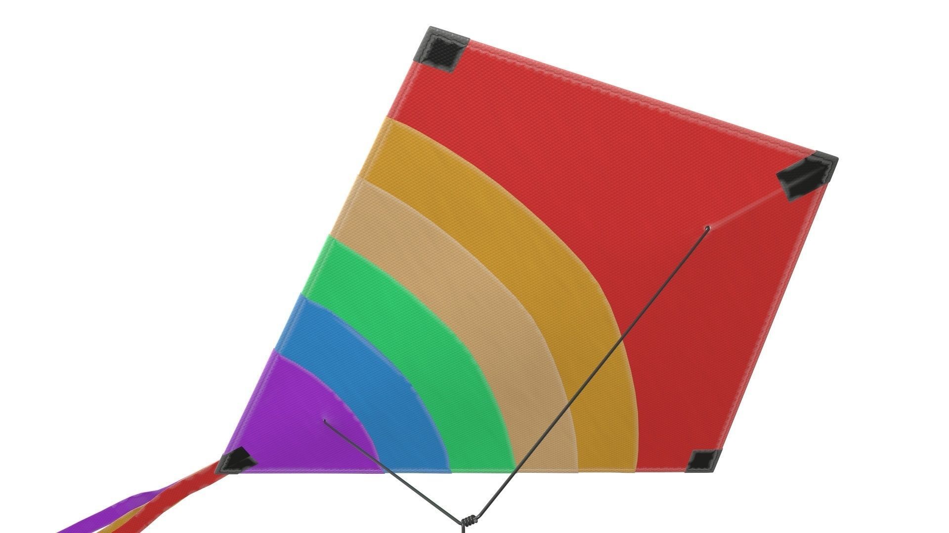 Flying kite 3D model | CGTrader