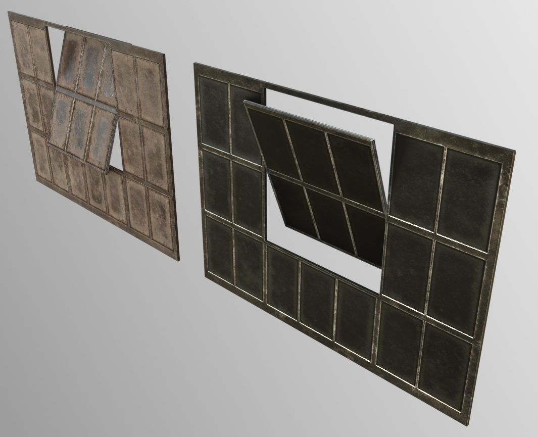 3D model Window - Game Ready - PBR air filter VR / AR / low-poly | CGTrader