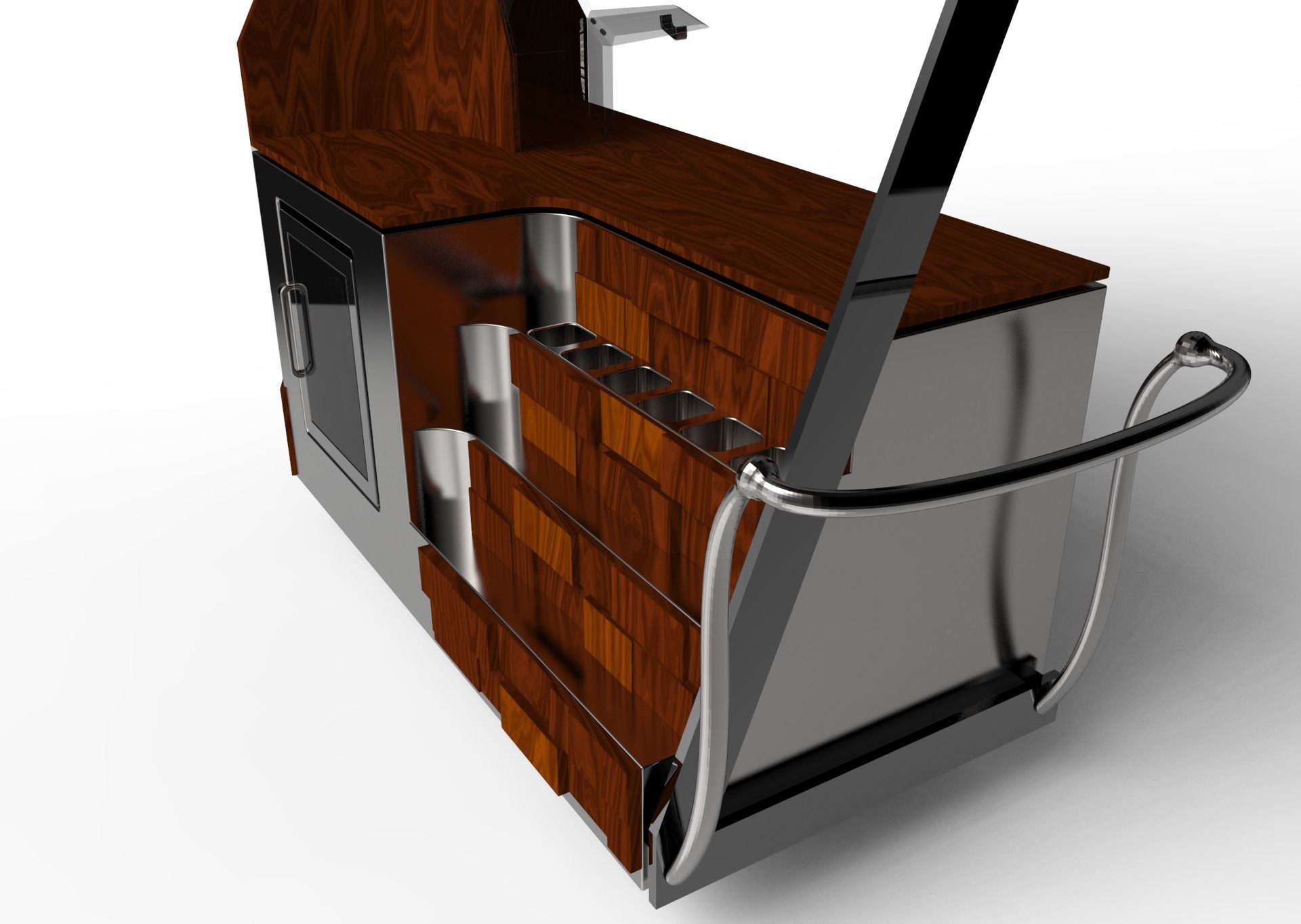 Coffee Cart 3D model vendingcart | CGTrader