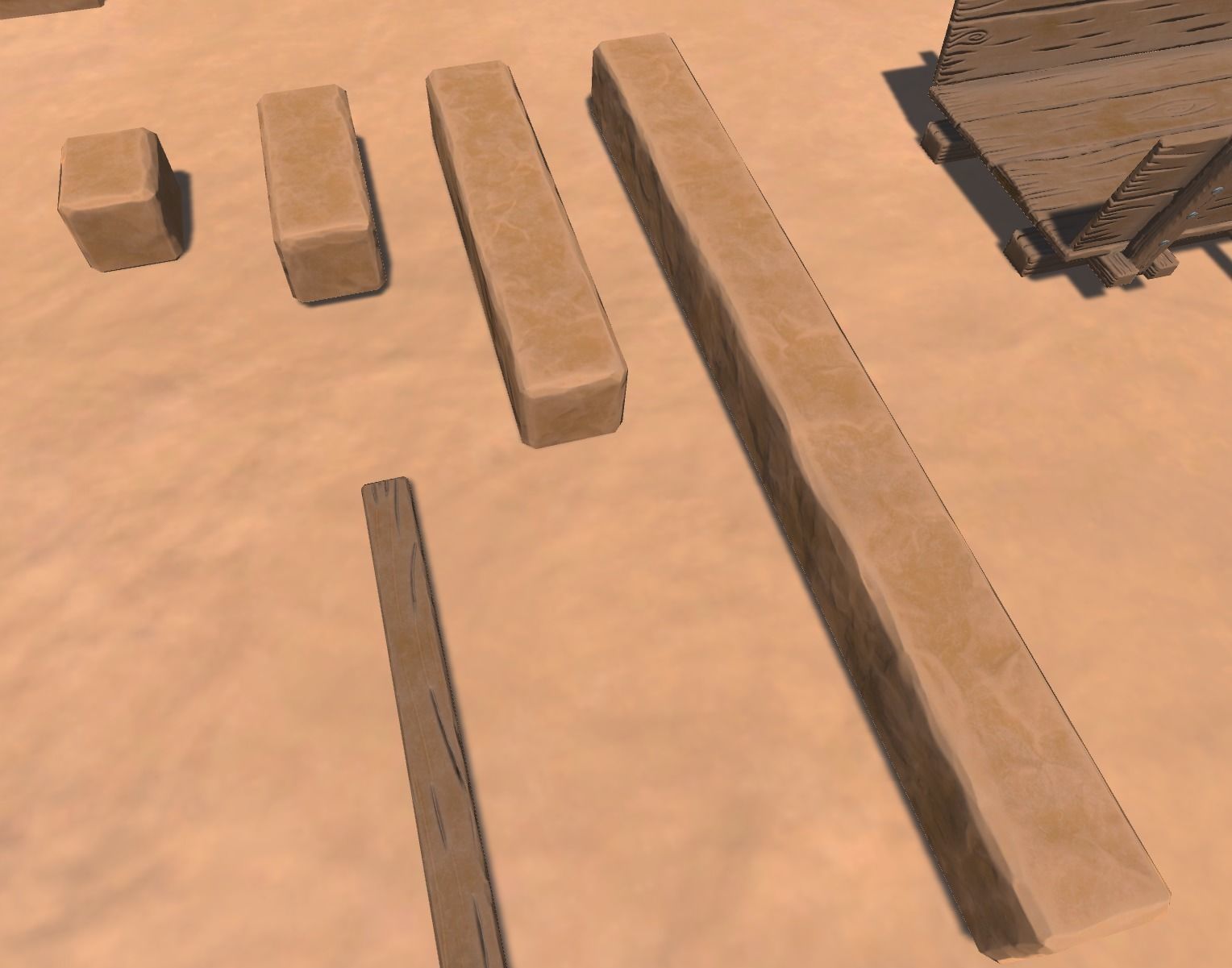 External Desert Building Kit 3D model | CGTrader