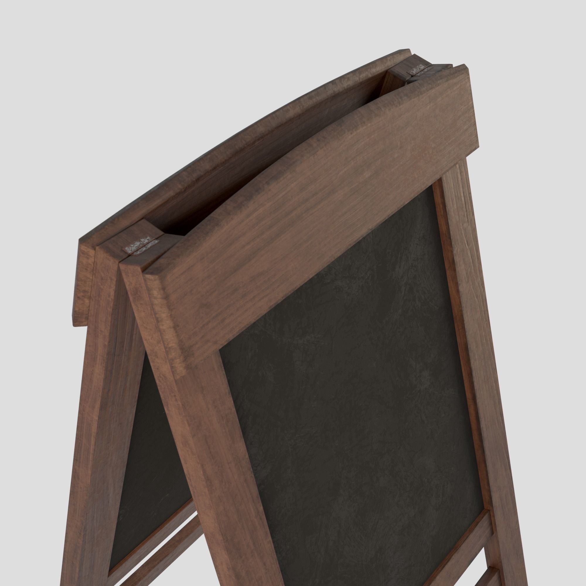3D model Menu Board Stand 01B VR / AR / low-poly | CGTrader