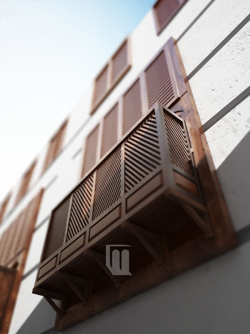 Arabic Window Mashrabiya 3D model | CGTrader