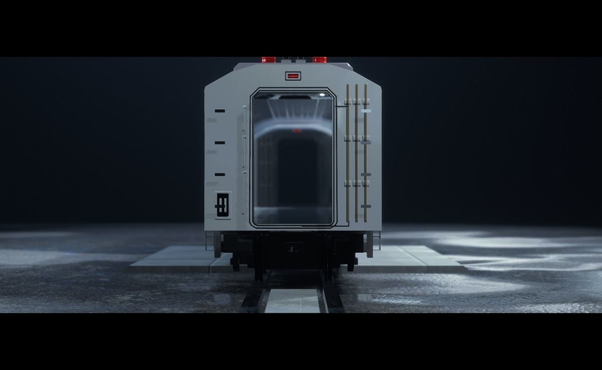 3D model MRT Jakarta Train 3D Model AR VR Games Ready VR / AR / low ...