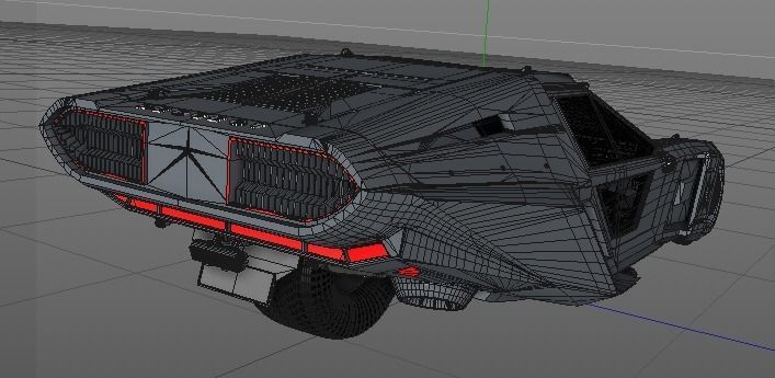 Blade runner 2049 Officer K spinner 3D model | CGTrader
