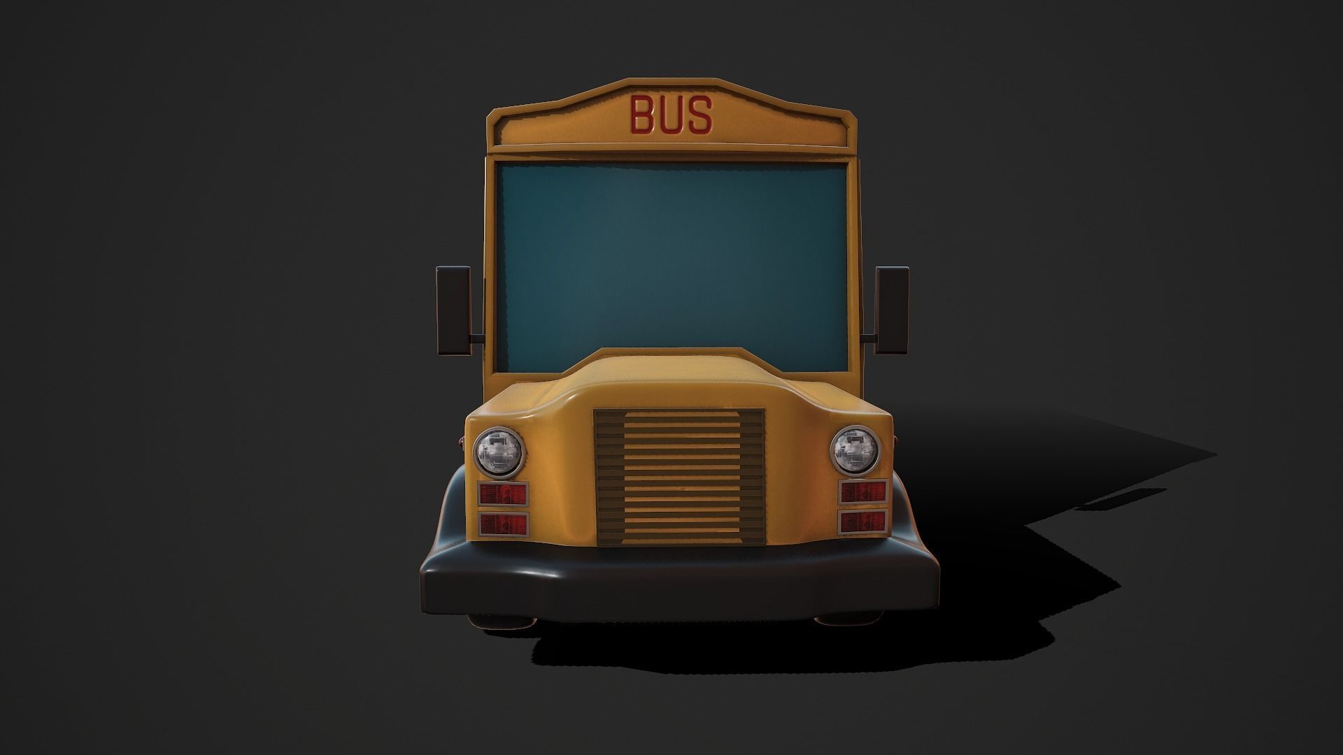 Cartoon Bus 3D model | CGTrader