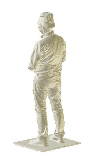 Old man standing 3D model 3D printable | CGTrader