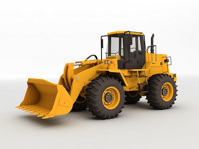 Wheel Loader 3D model | CGTrader