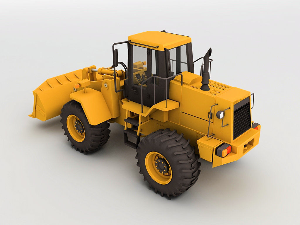 Wheel Loader 3D model | CGTrader
