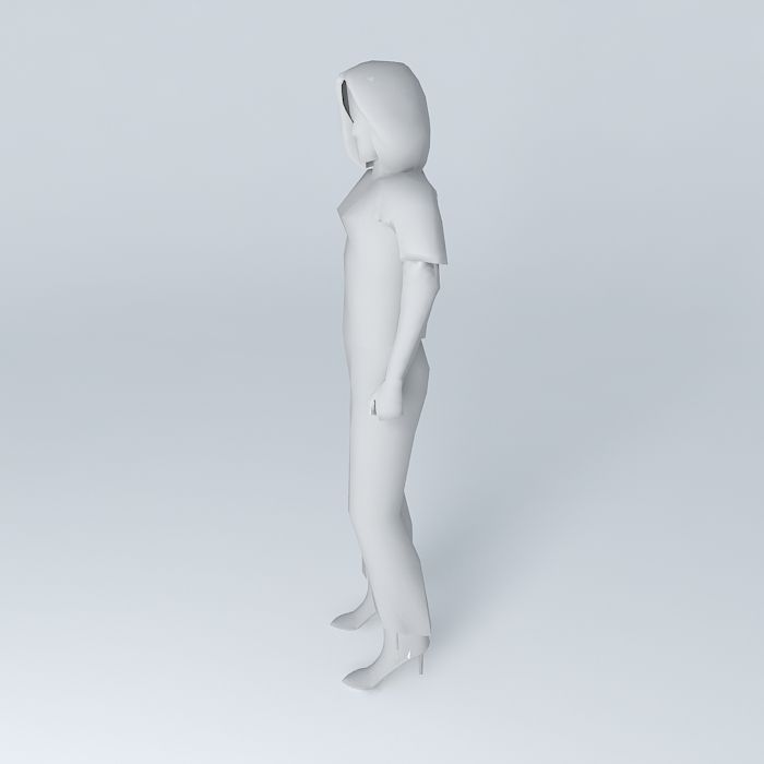 3d woman standing free 3D model | CGTrader