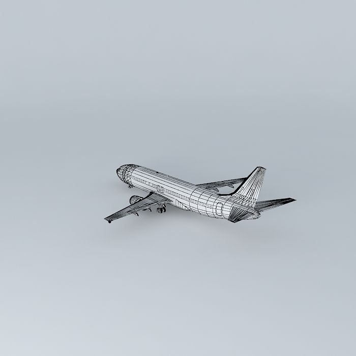 Boeing 737-400 free 3D model | CGTrader