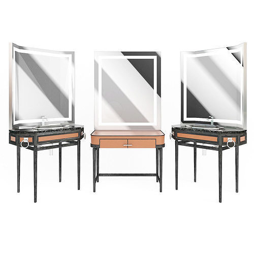 Wash Basin dressing table free 3D model | CGTrader