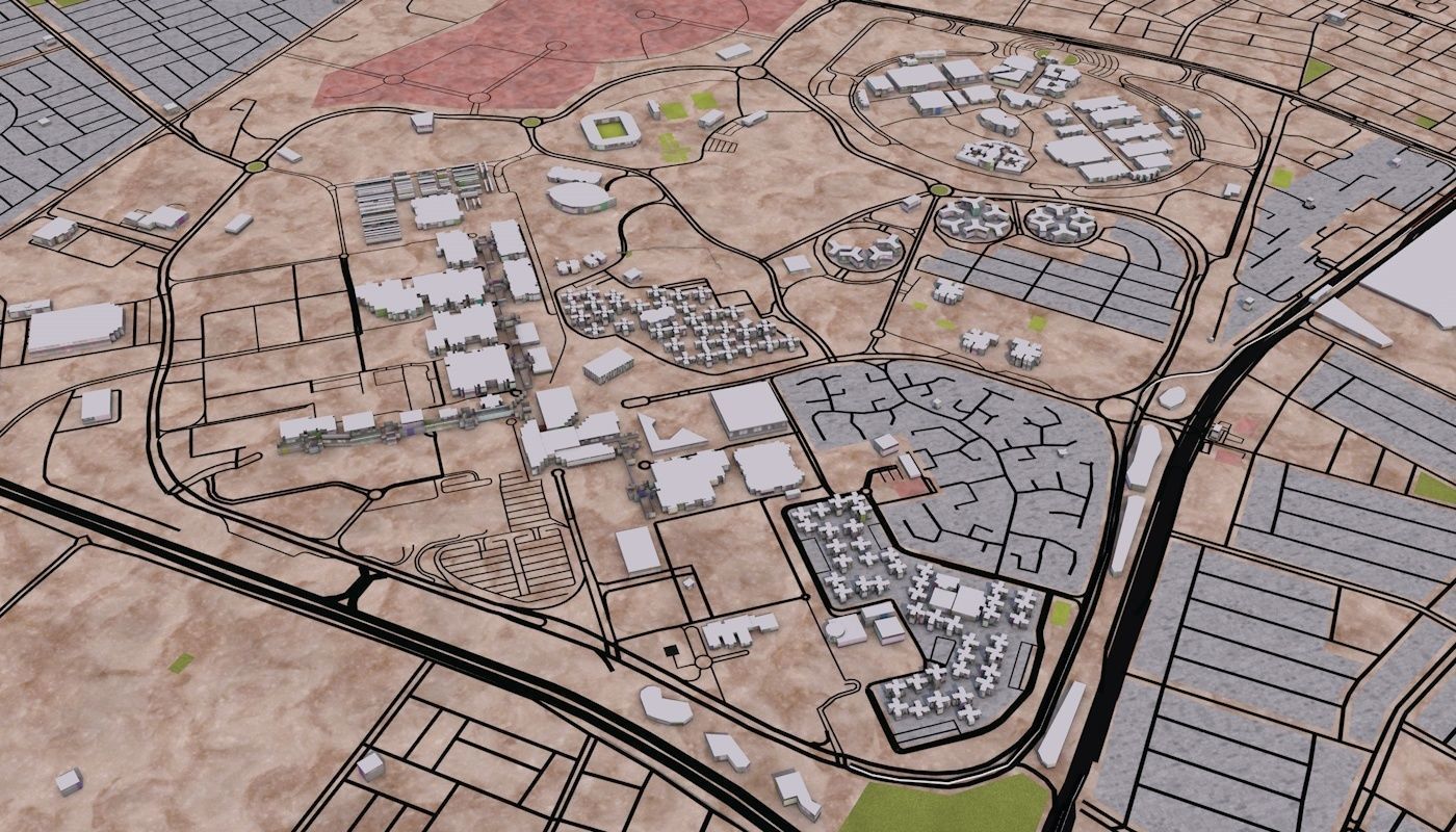 Riyadh City 3D model | CGTrader