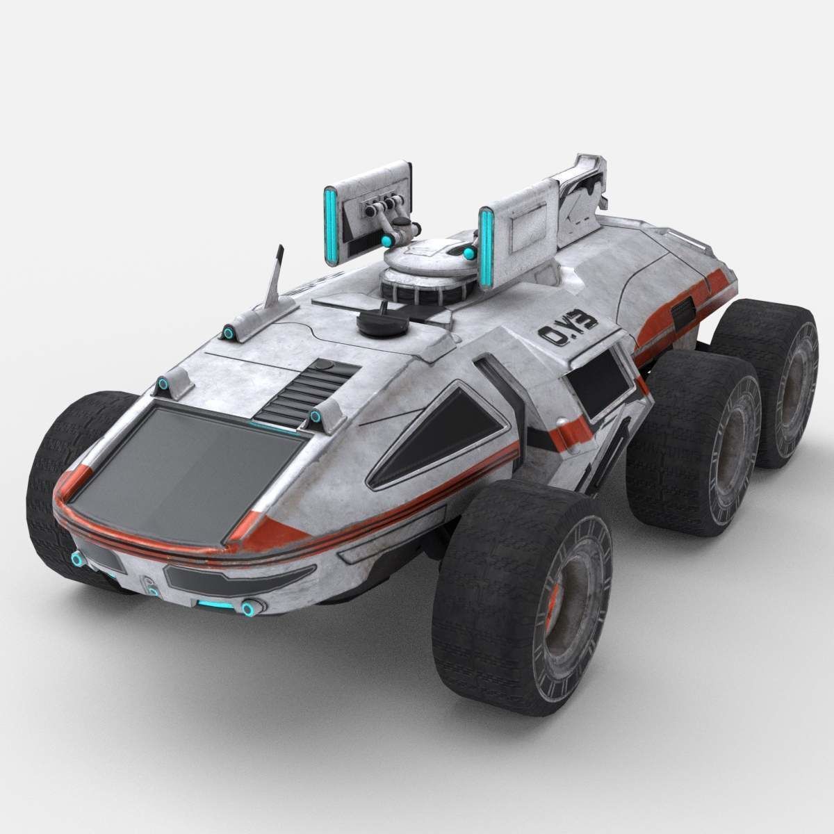 3d Model Car Vehicle From Mass Effect Andromeda