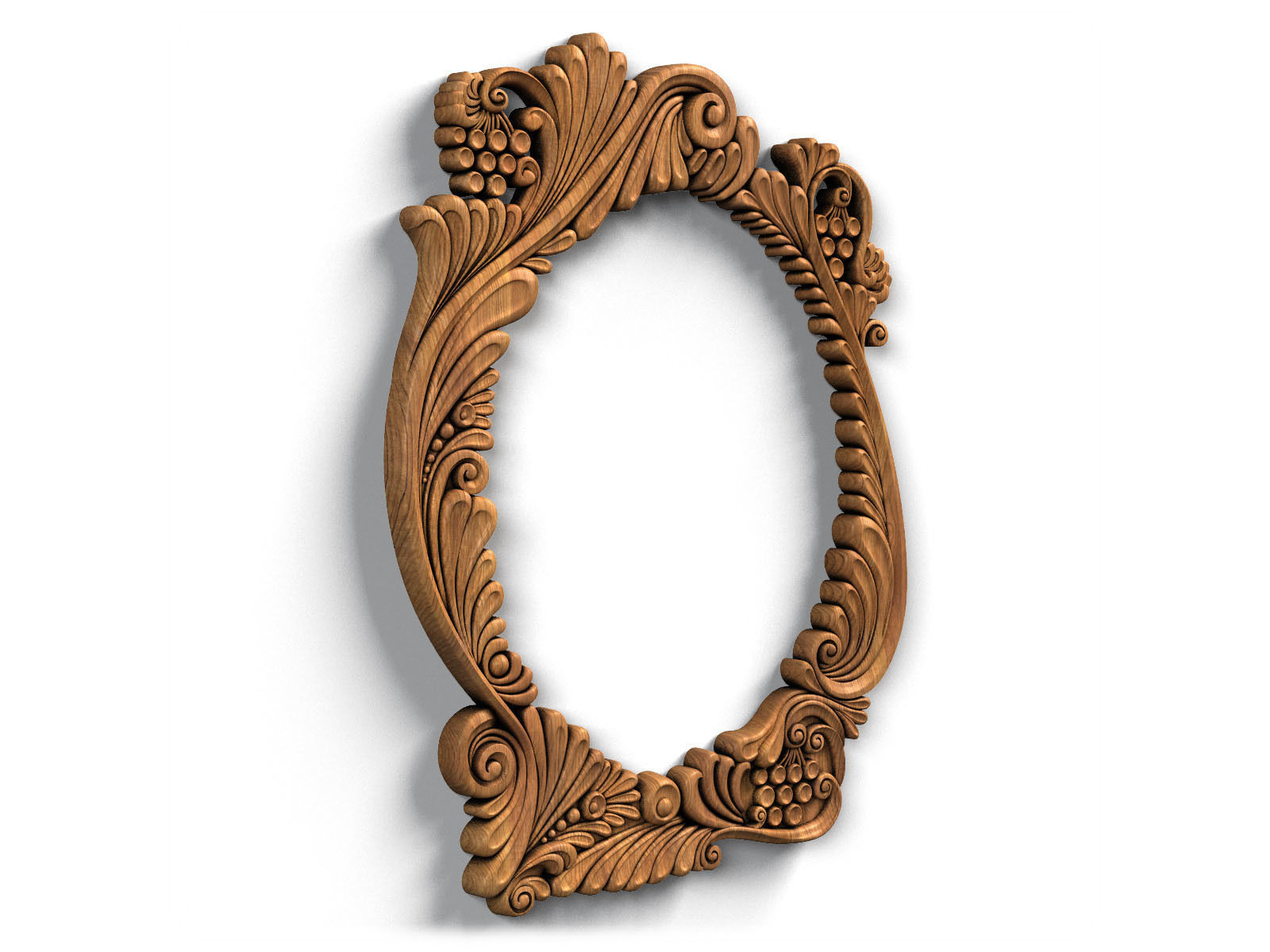 Frame0037 ornate frame 3D model | CGTrader