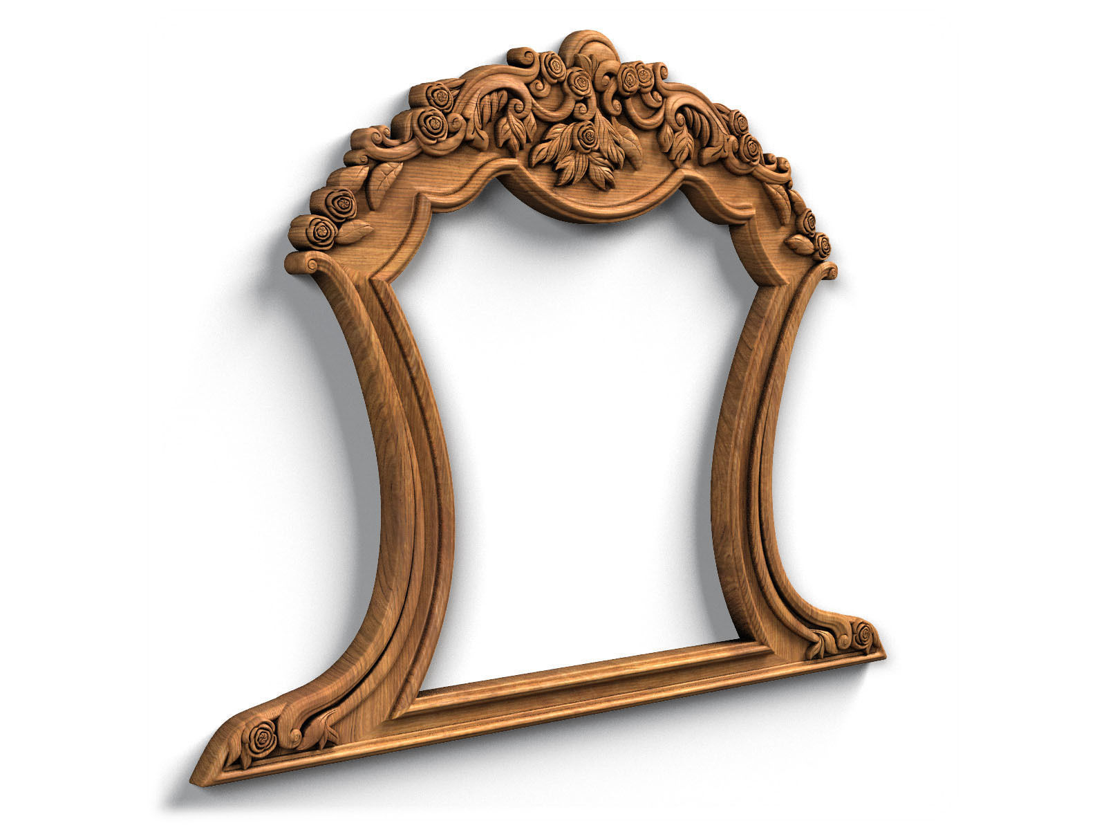 Frame0056 ornate frame 3D model | CGTrader