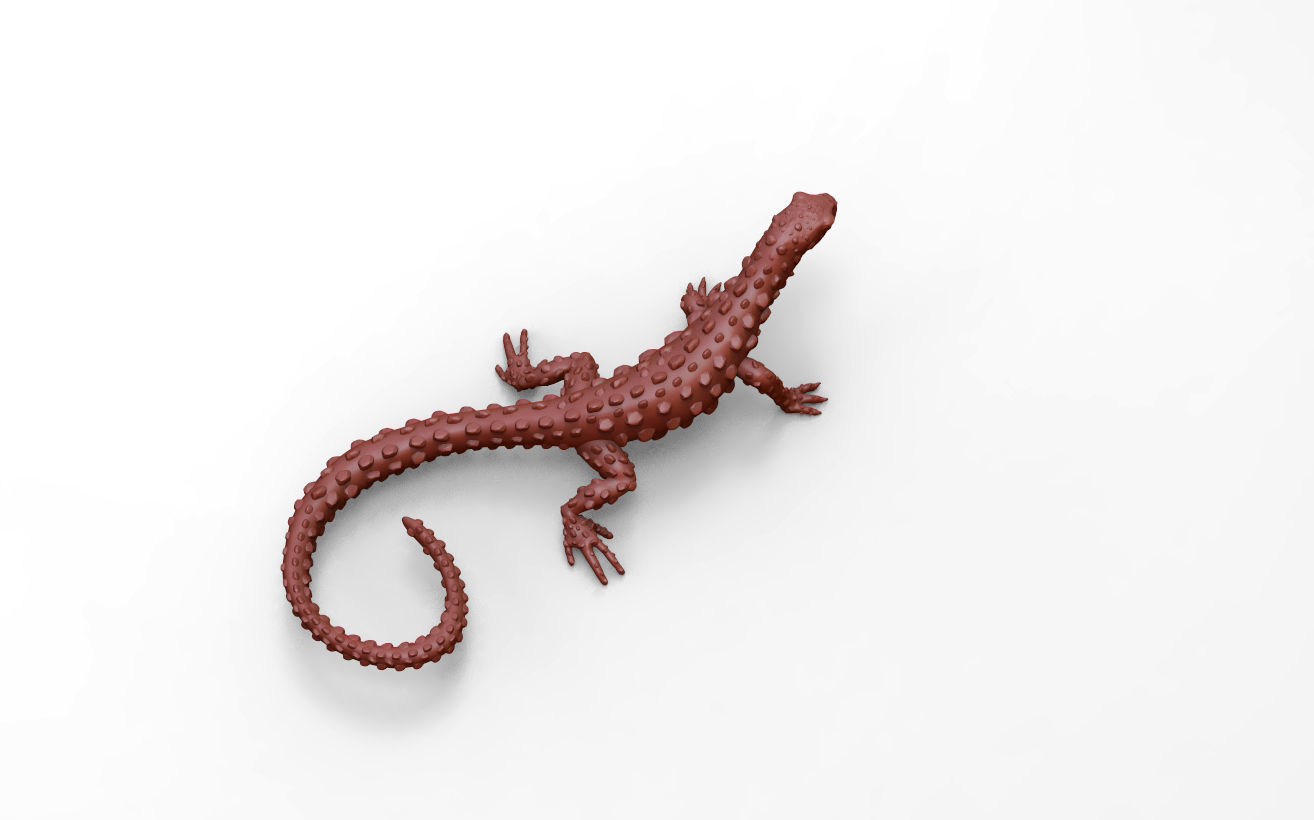 LIZARD 3D model 3D printable | CGTrader