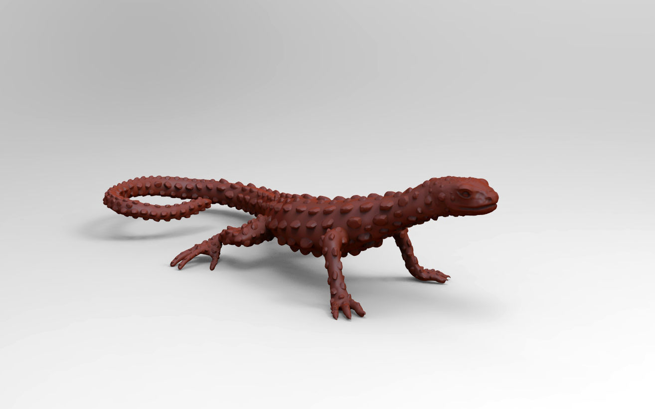 LIZARD 3D model 3D printable | CGTrader
