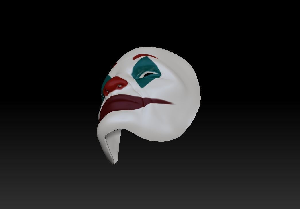 Joker mask 3D model 3D printable | CGTrader